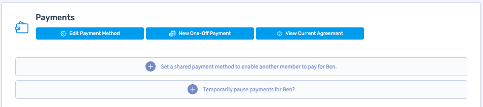 How do I enable payment sharing between members? – Gym Mate