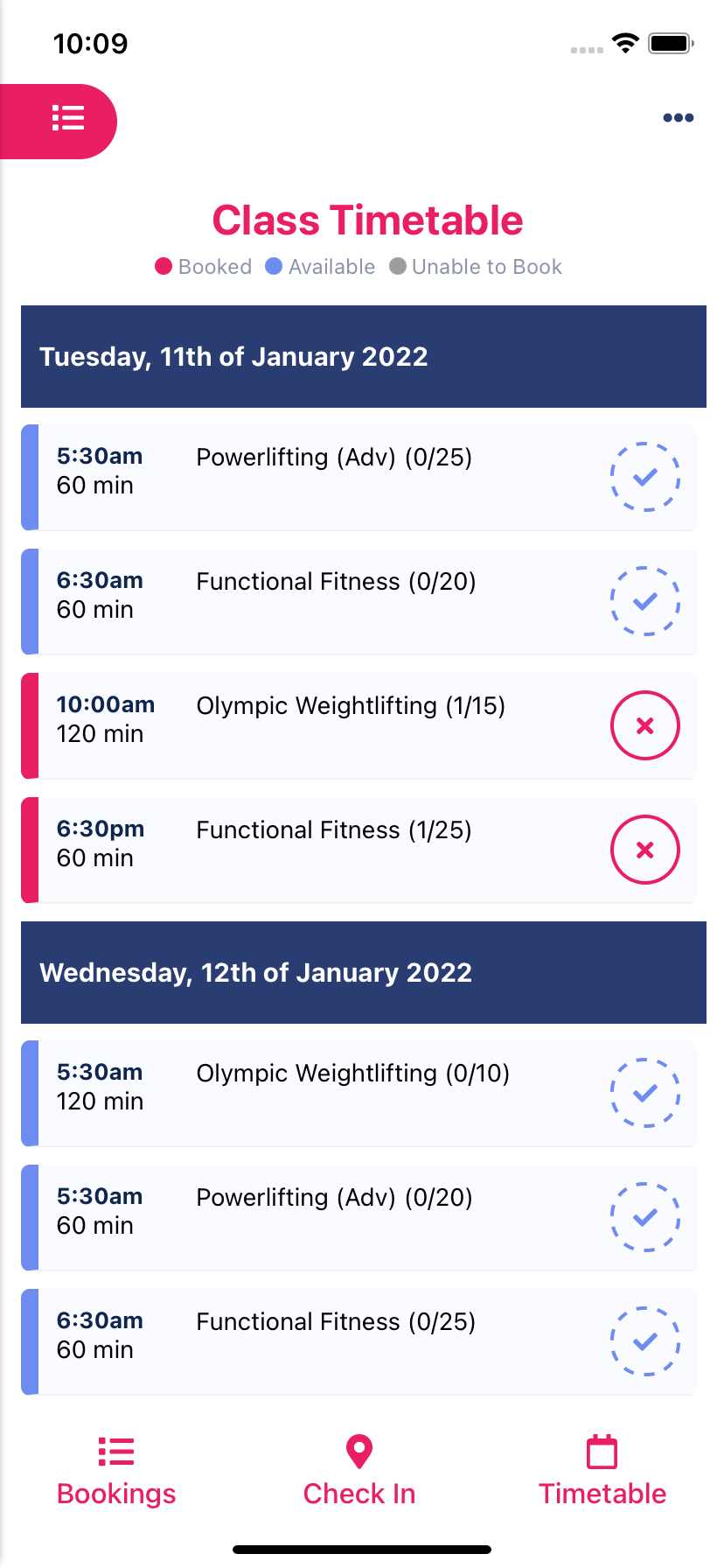 How do I book a class or cancel a class booking? – Gym Mate