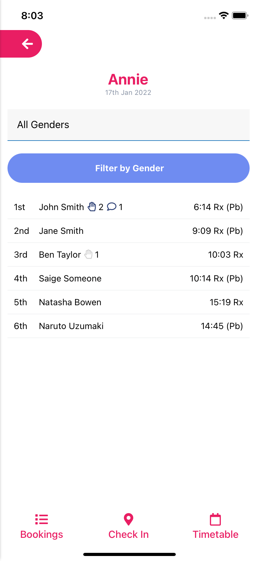 How do I view the leaderboard? – Gym Mate