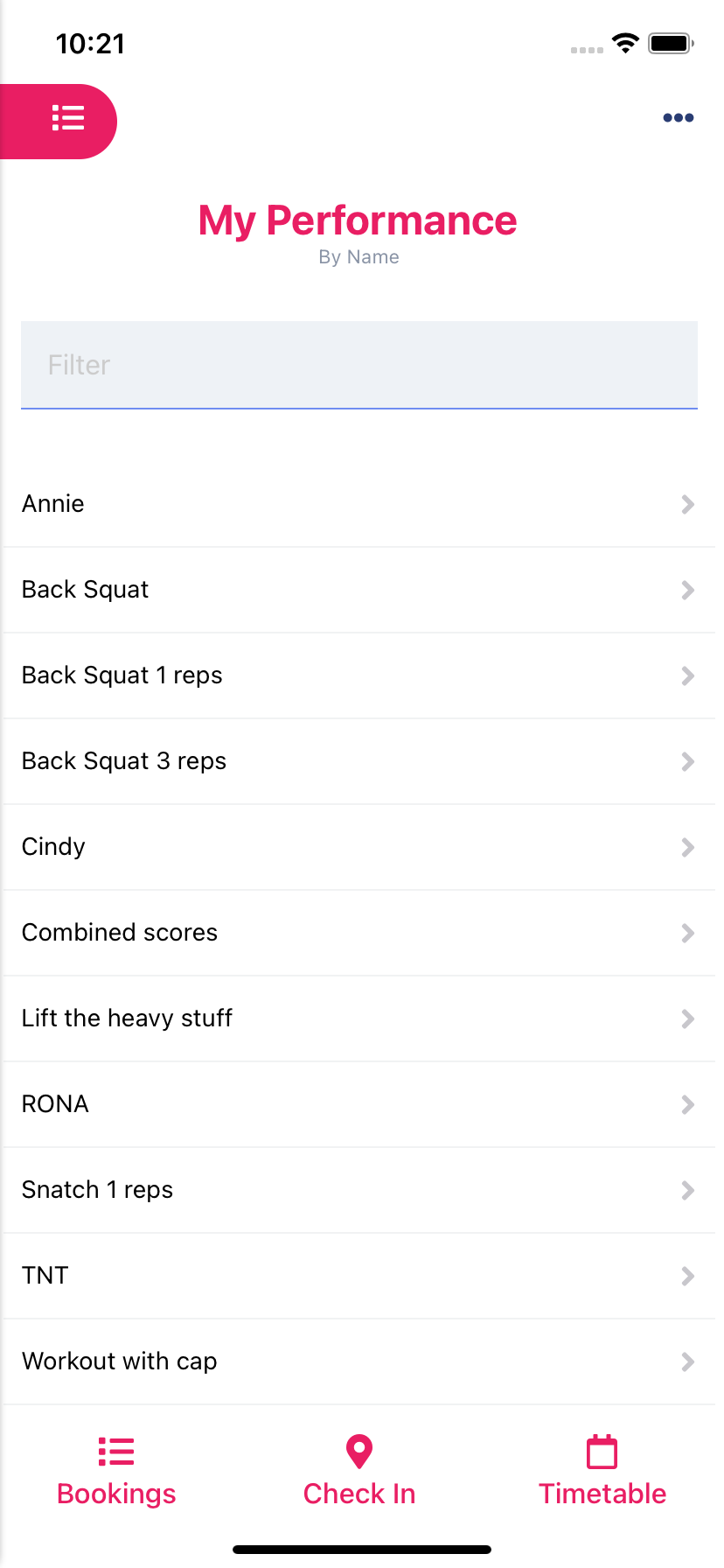 How do I view my previous scores? – Gym Mate