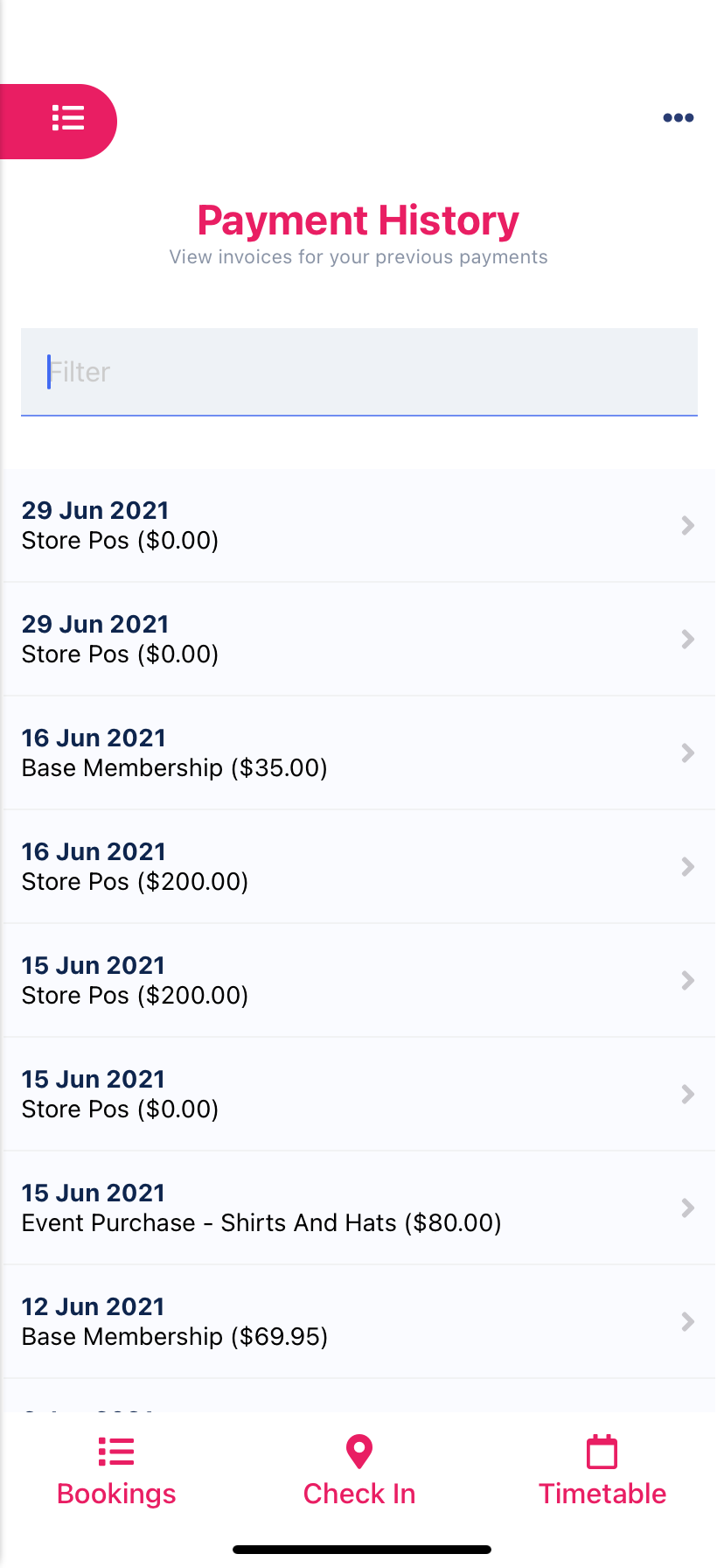 How do I view my payment history and send myself an invoice for a ...