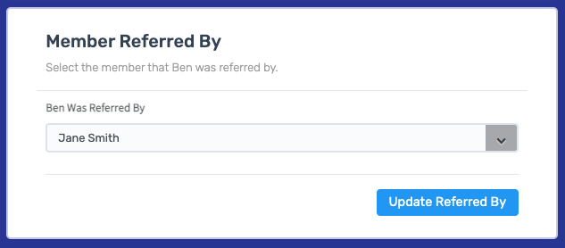 How do I record if a member has been referred by another member? – Gym Mate